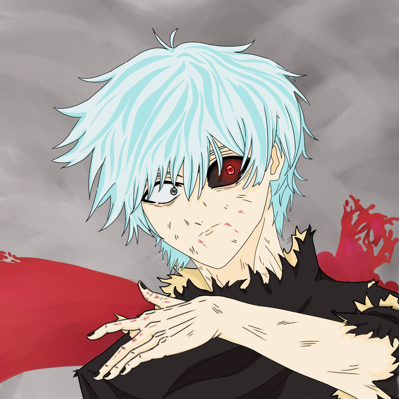 Ken kaneki fan art - ibisPaint