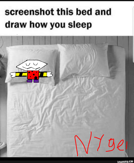 Me sleeping - ibisPaint