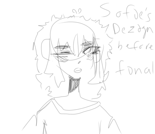 Sofie before the experiments - ibisPaint