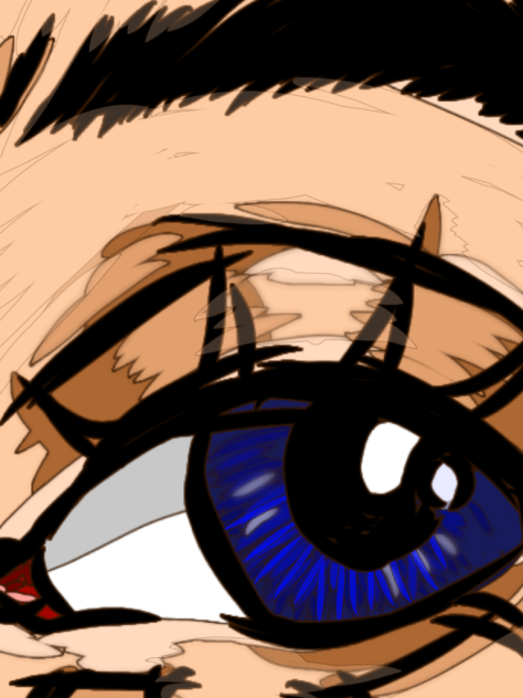 Dark Blue Eye - ibisPaint