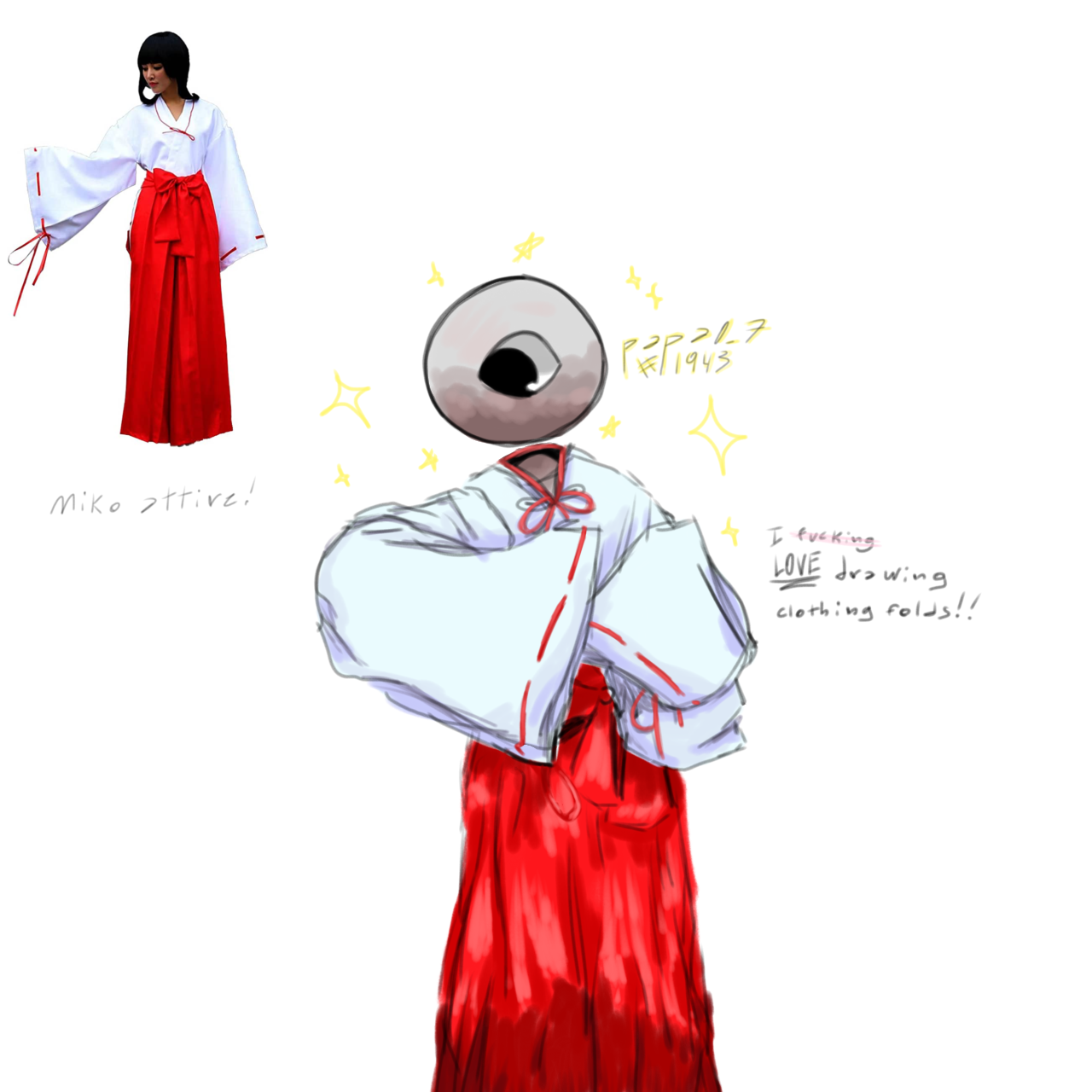 miko attire - ibisPaint