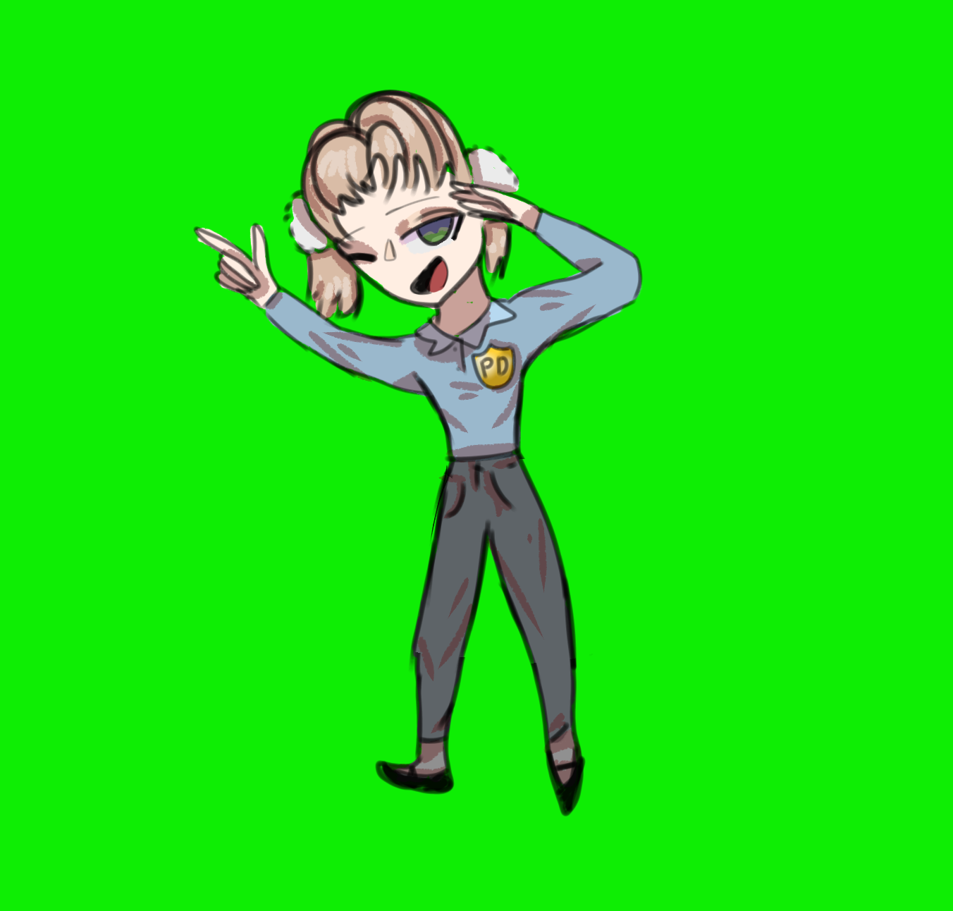 Nii chan green screen - ibisPaint