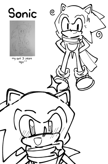 Redraw my old art 3 years ago.. Pt1 - ibisPaint