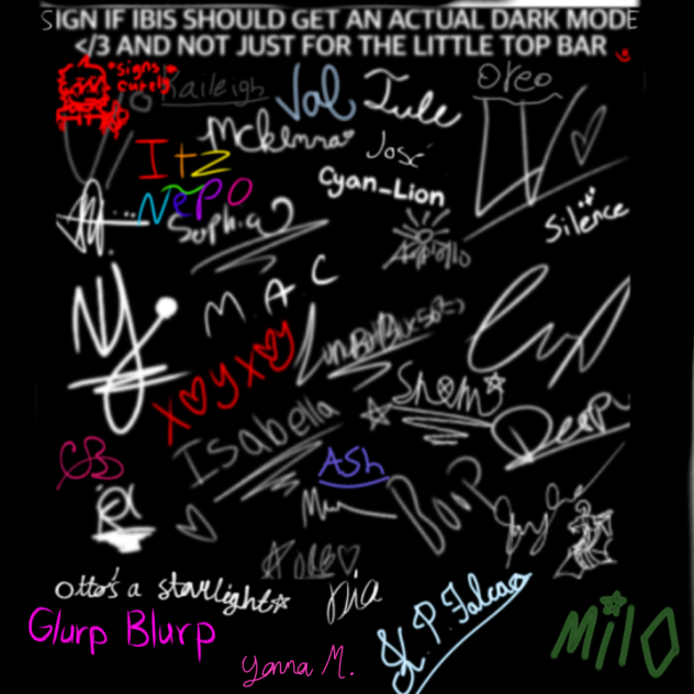 Please sign it =) - ibisPaint