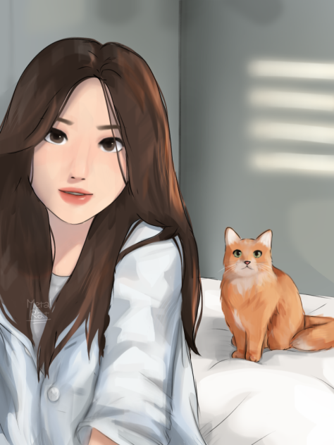 Cat Selfie - ibisPaint