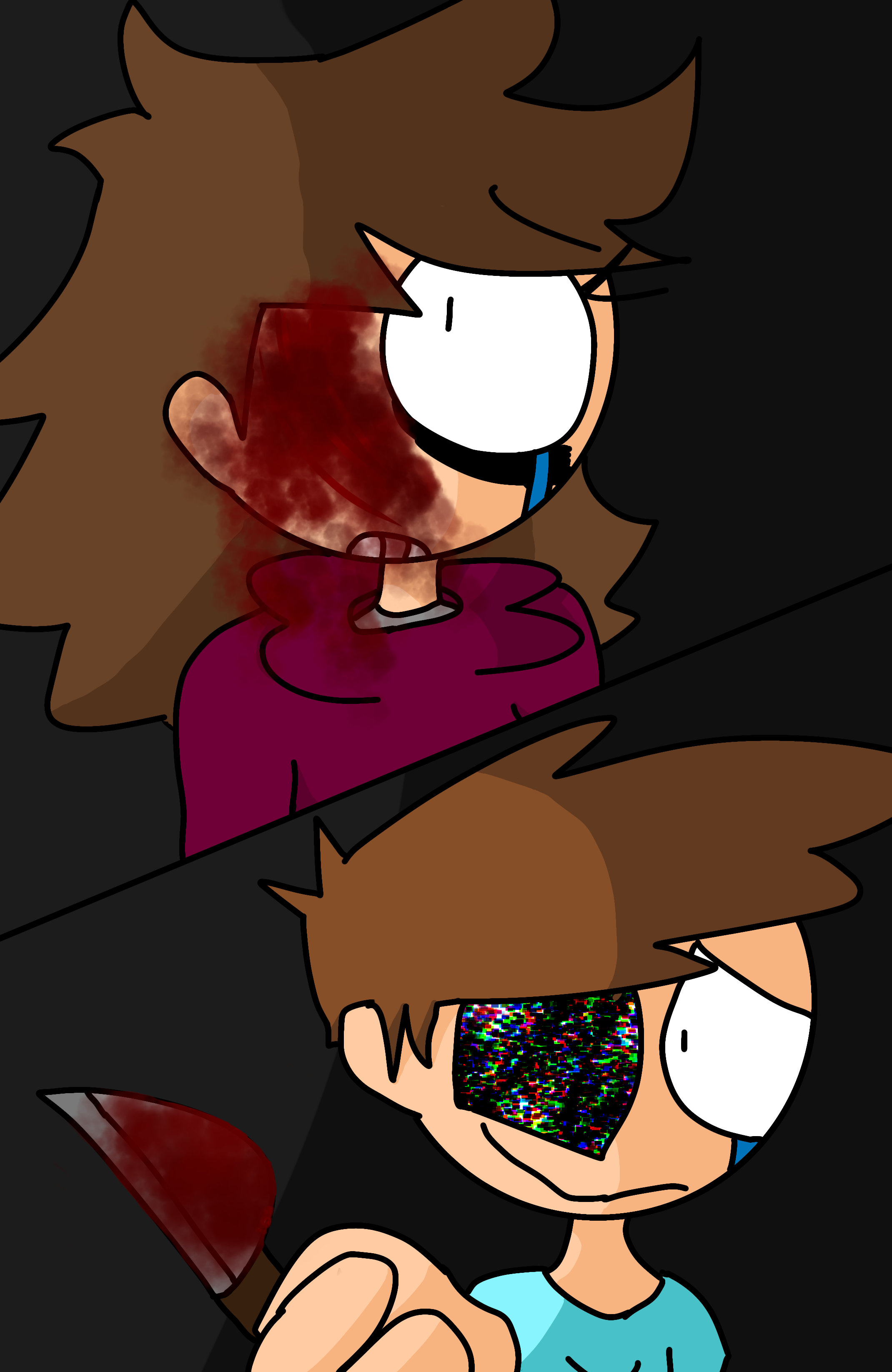 Corruption killed the cat - ibisPaint