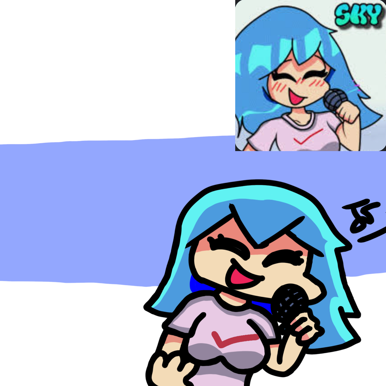 Jr draws fnf sky - ibisPaint