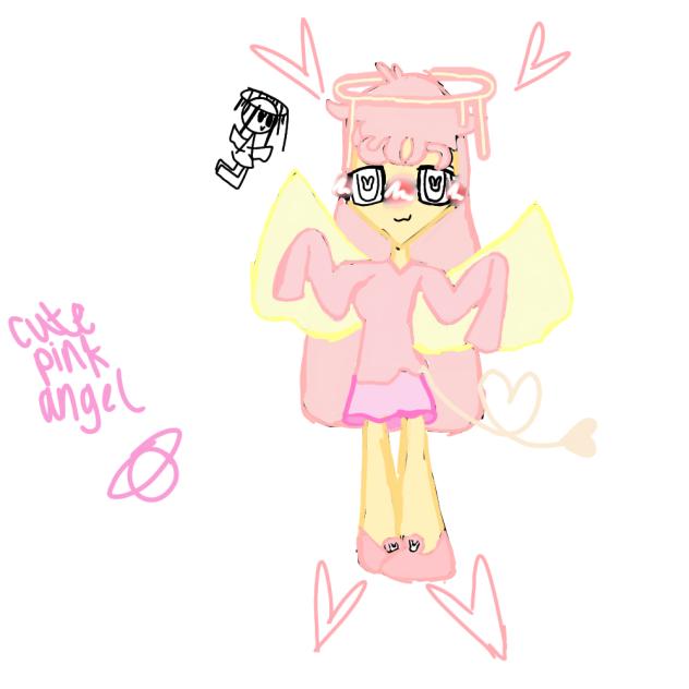 Cute Pink Angel - ibisPaint