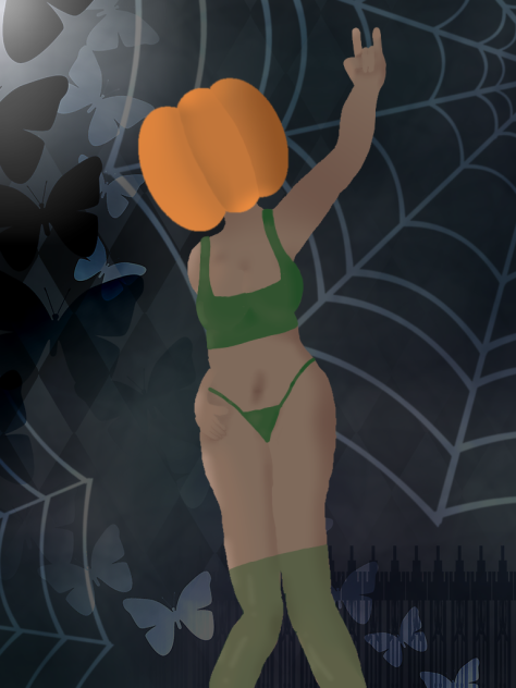 pumpkin woman - ibisPaint