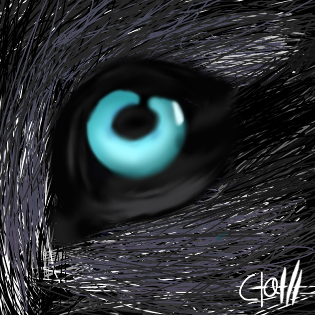wolf eye - ibisPaint