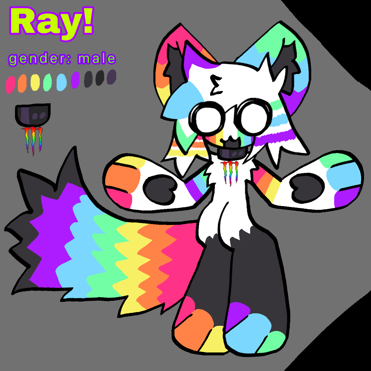 Rays updated updated character card - ibisPaint