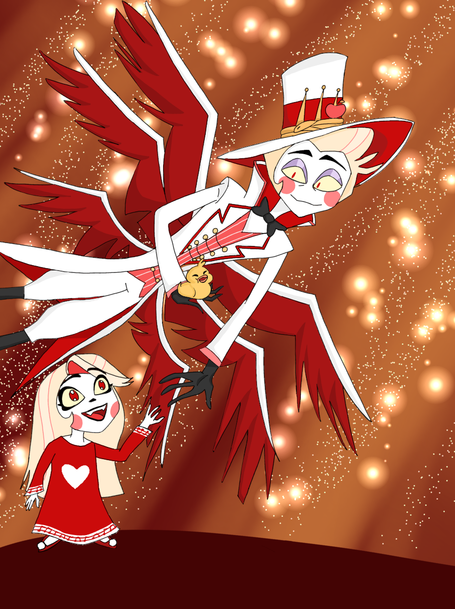 Lucifer and baby Charlie - ibisPaint