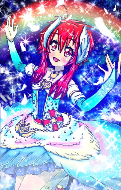 Grand White Dancing Lake Mirage Snappers - ibisPaint