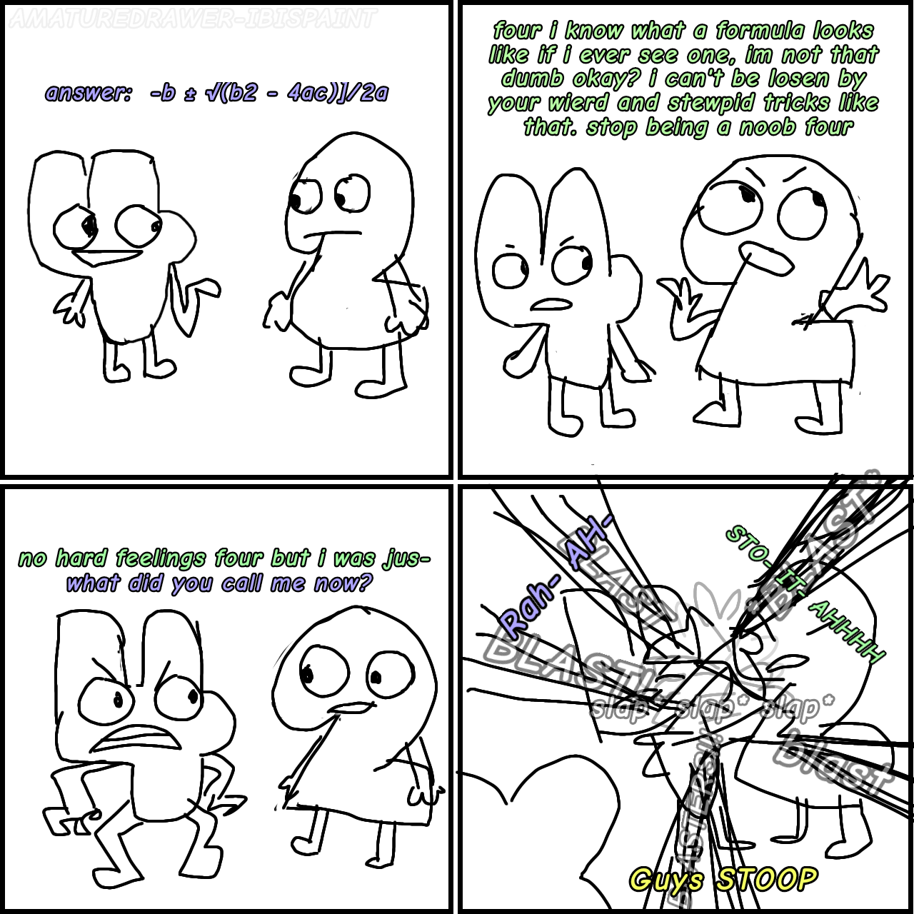 Four vs Two (battle of the history) - ibisPaint