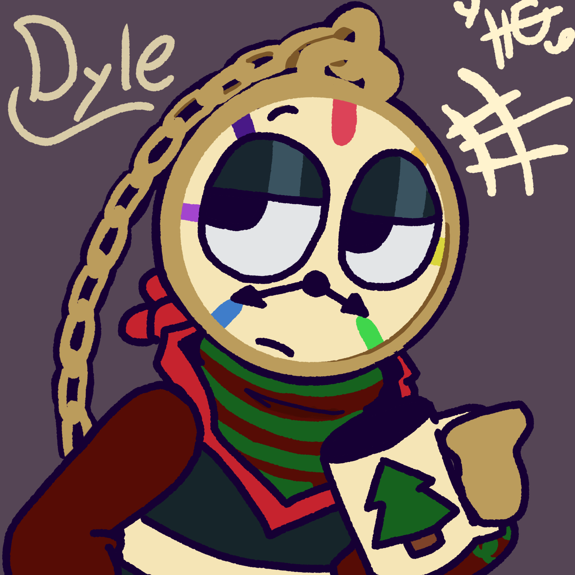 Christmas Dyle collab with my Cousin! - ibisPaint