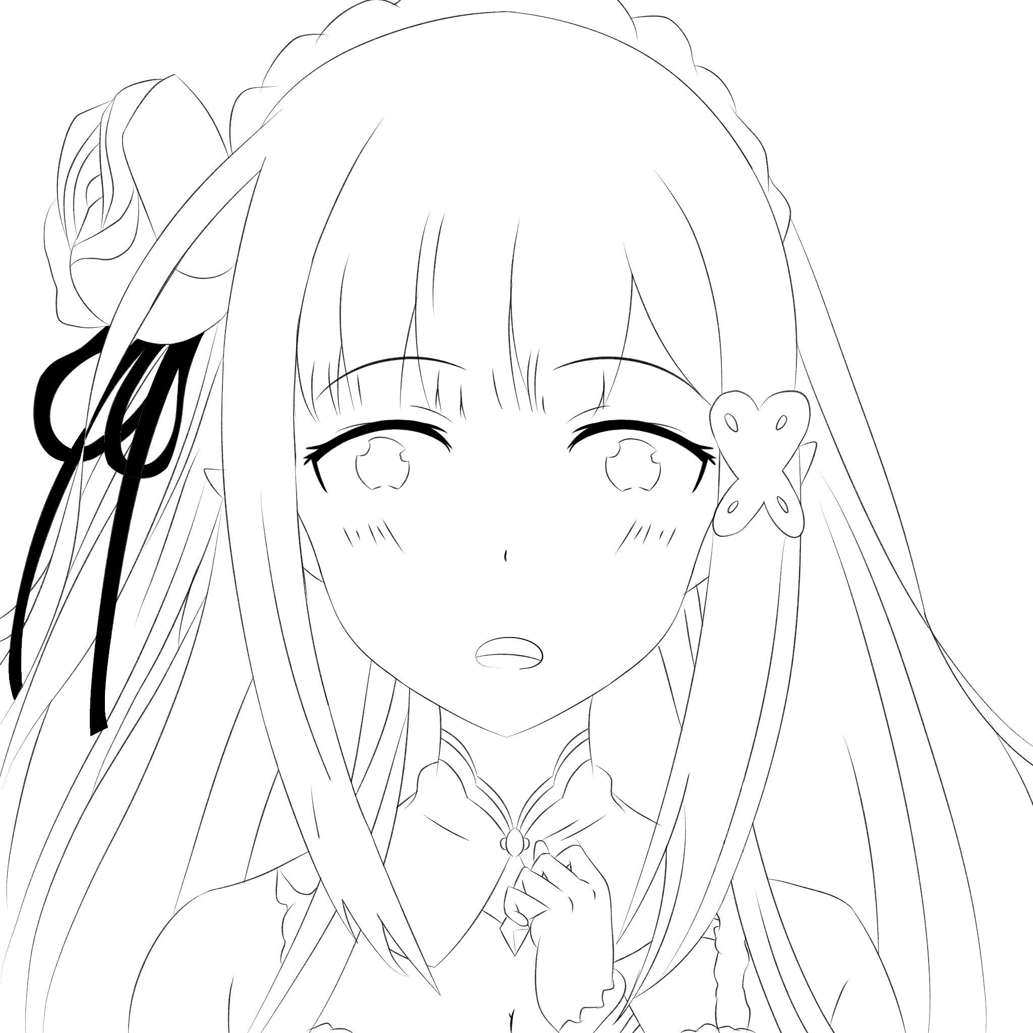 Re-zero Emília - ibisPaint