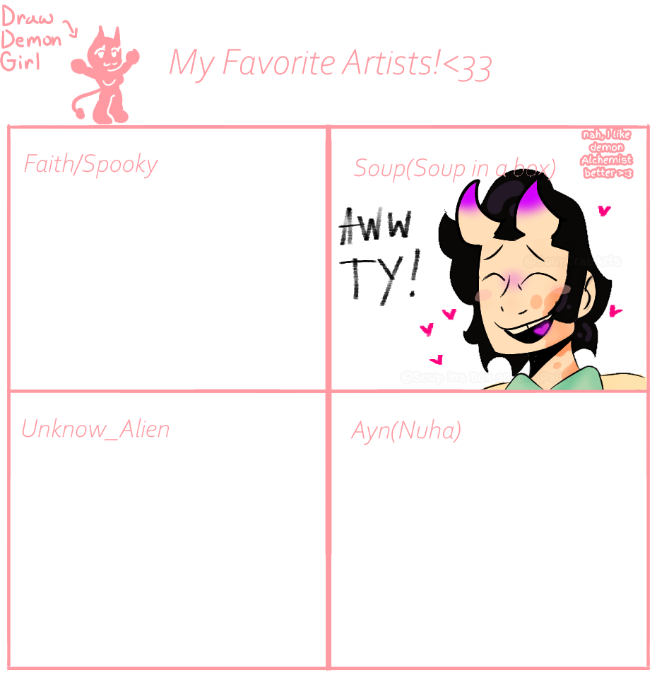 Ava Kennedy's Favorite artists! 3 - ibisPaint