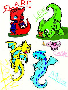 My dragons! - ibisPaint