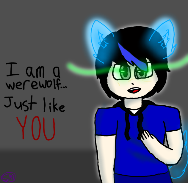 I am a werewolf... Just. Like. Y o u - ibisPaint