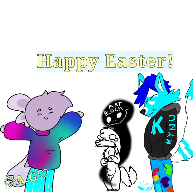 Happy (Late) Easter collab - ibisPaint