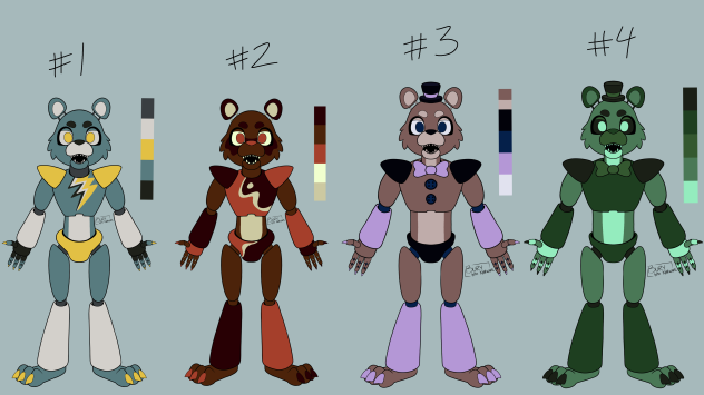 Animatronic Bear Adopts - ibisPaint