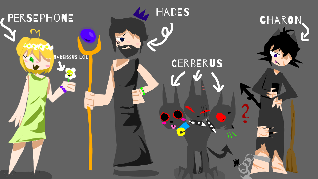 Hades and his gang - ibisPaint