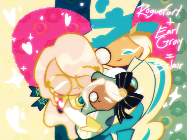 Eclair Cookie's loving parents - ibisPaint