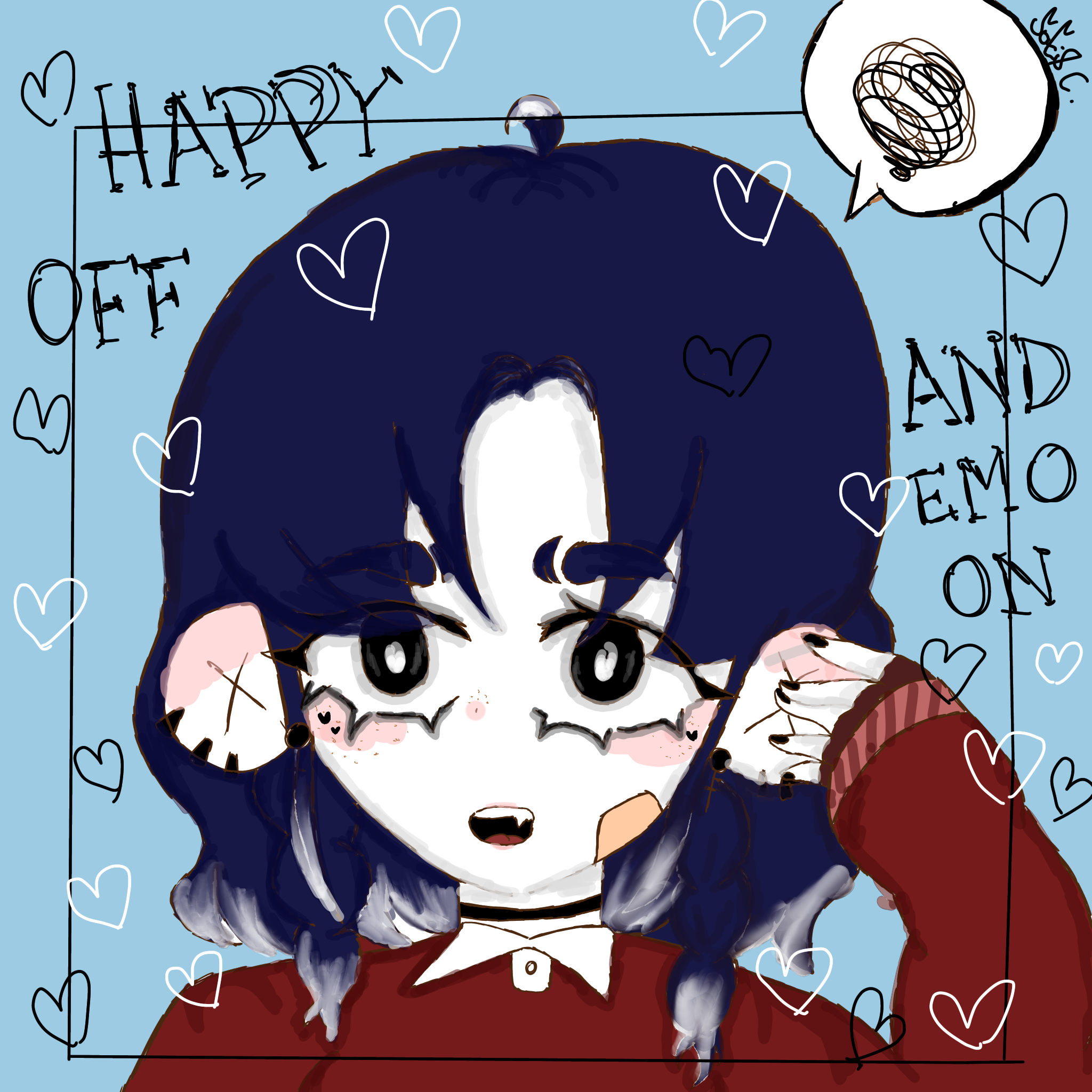 Emo girl🖤 - ibisPaint