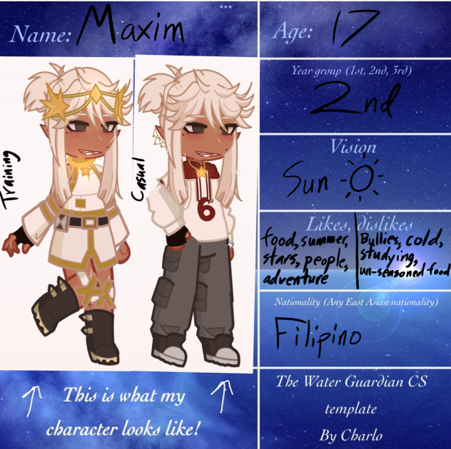 Character sheet☆☆ - ibisPaint