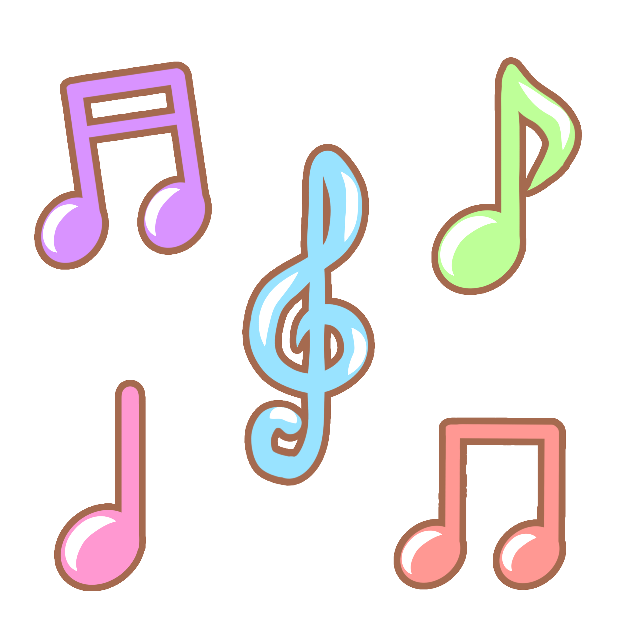 Music note stickers 🎶 - ibisPaint