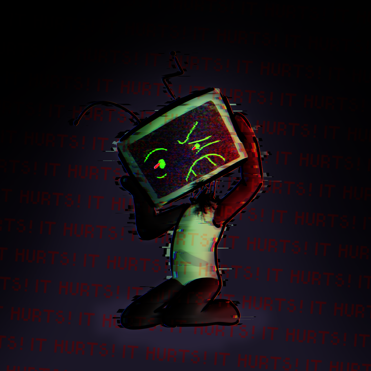 IT HURTS! IT HURTS! - ibisPaint