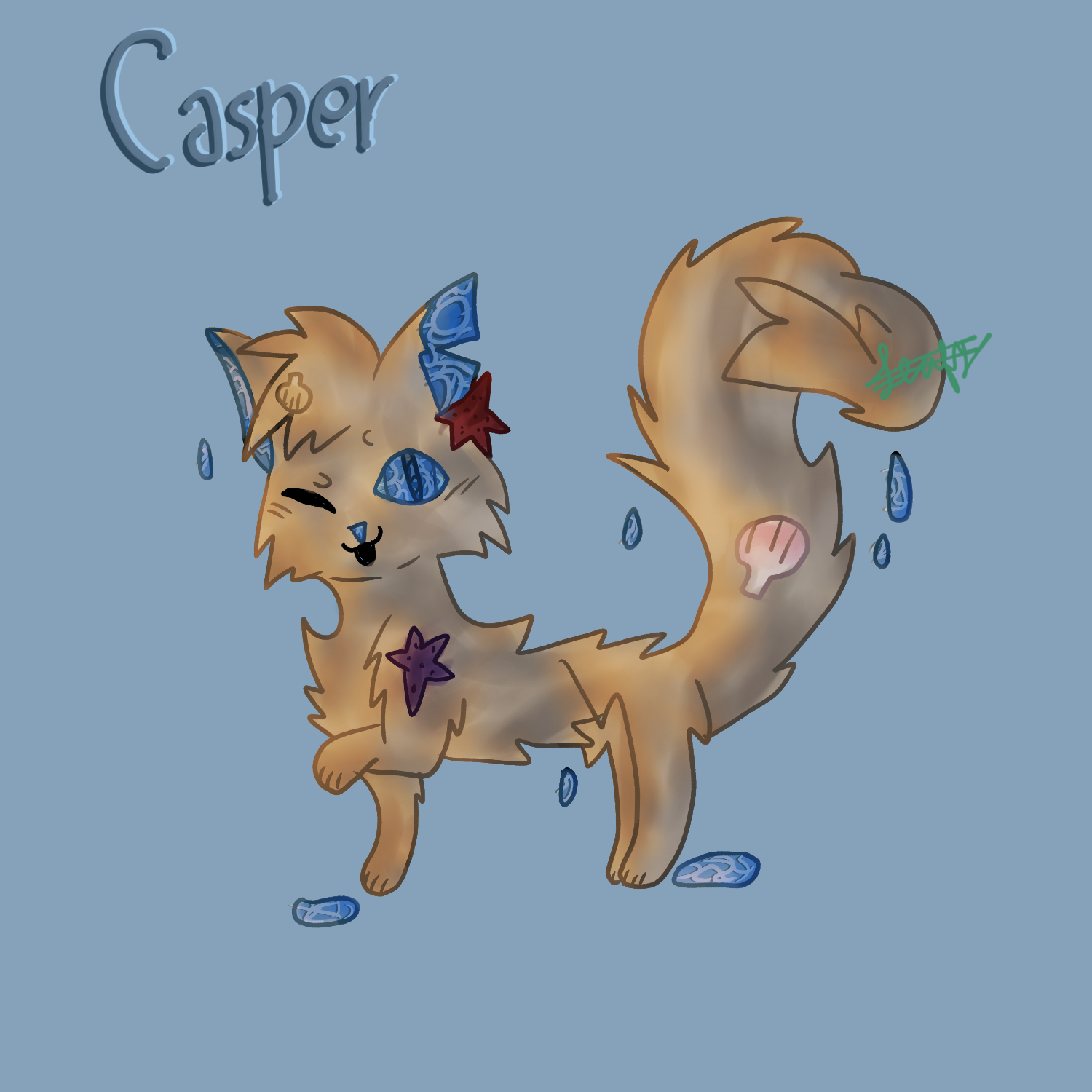 Casper the Sand Cat - ibisPaint