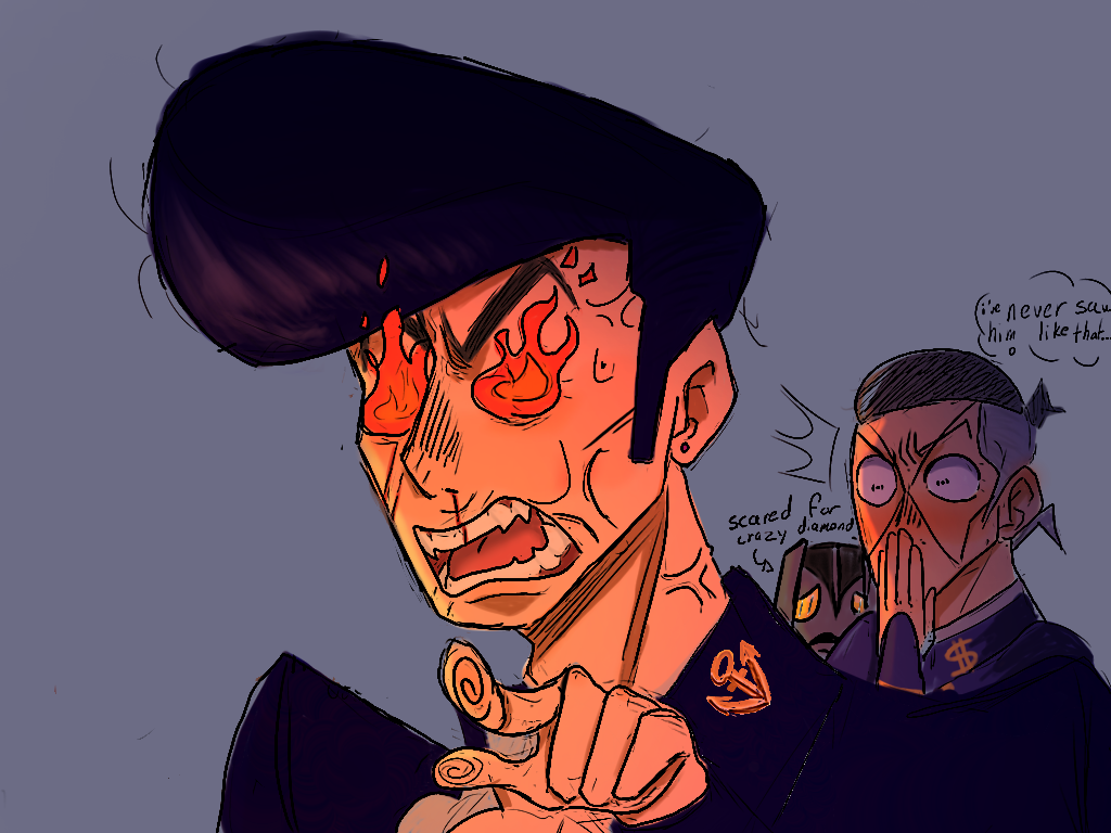 Angry josuke - ibisPaint