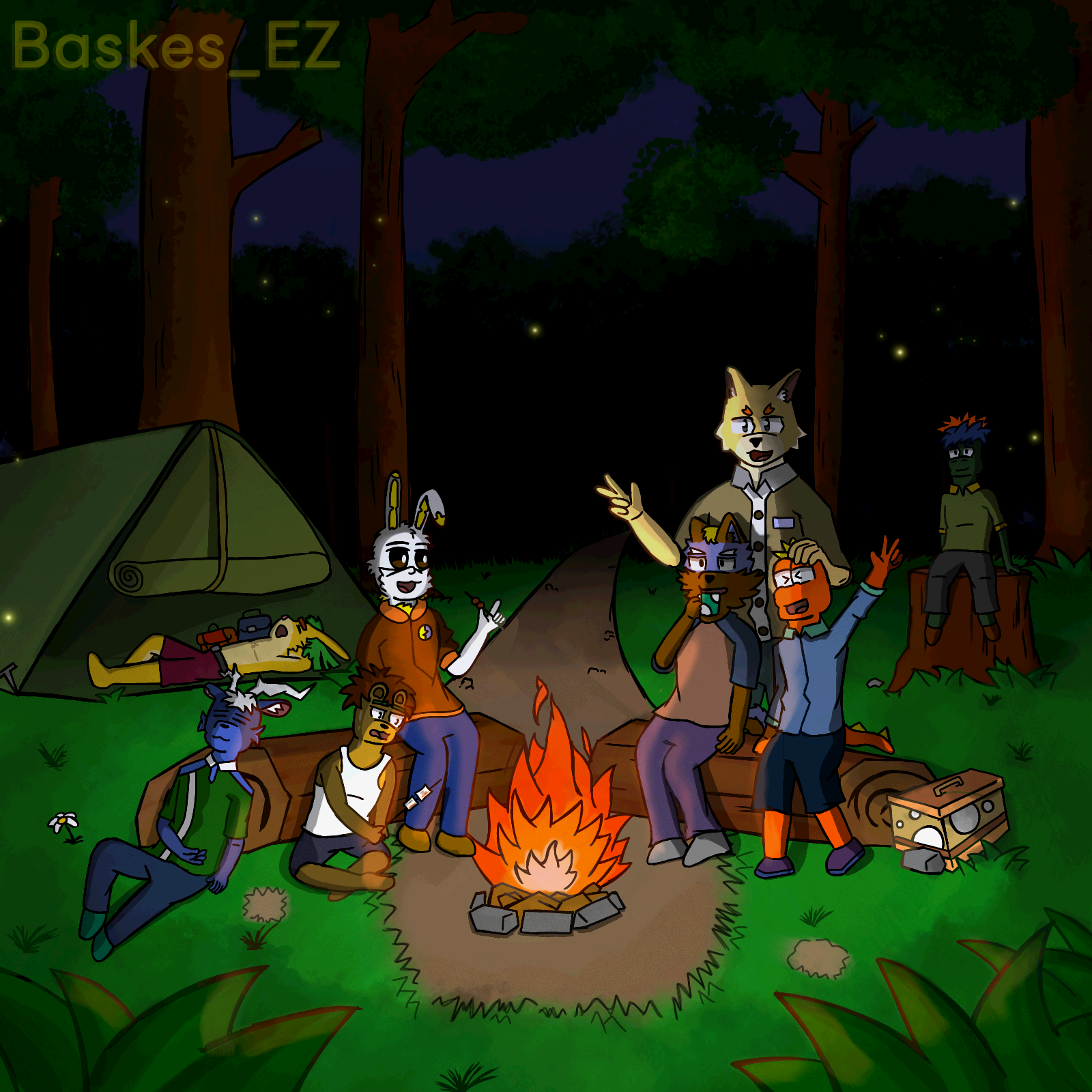 Campfire - ibisPaint