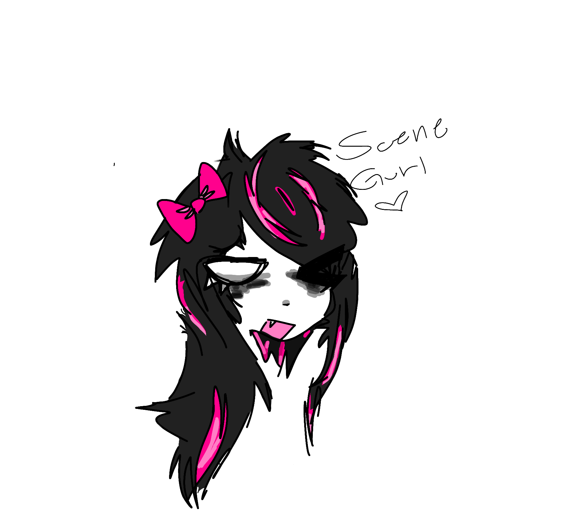 scene gurl sketch - ibisPaint