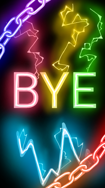 NEON BYE - ibisPaint