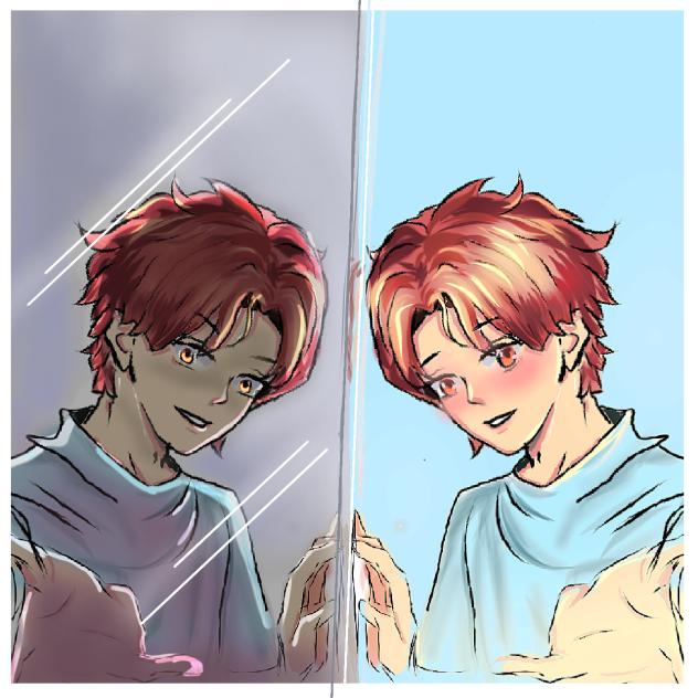 the mirror.... - ibisPaint