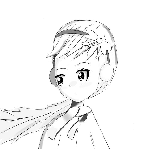 Anime Rana rough draft(working on) - ibisPaint