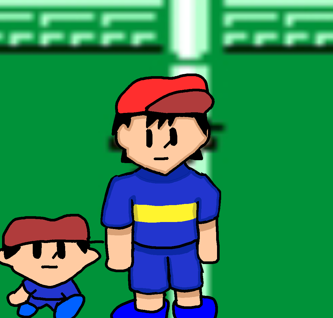 ninten,with my artstyle - ibisPaint
