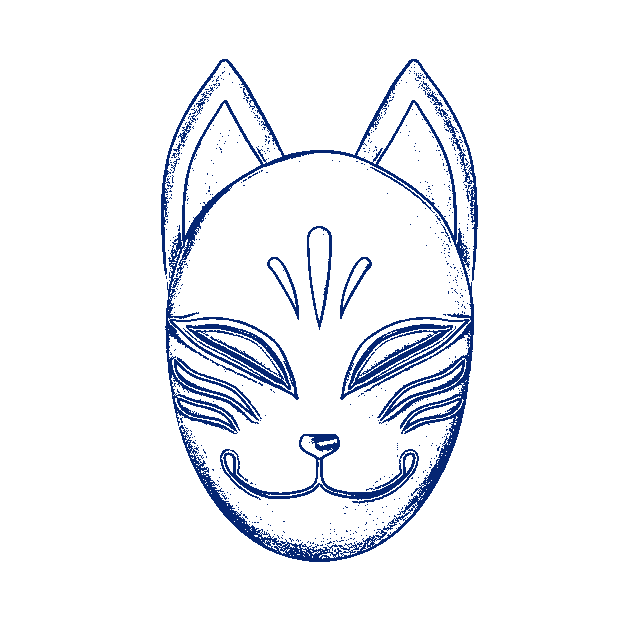 Kitsune mask - ibisPaint