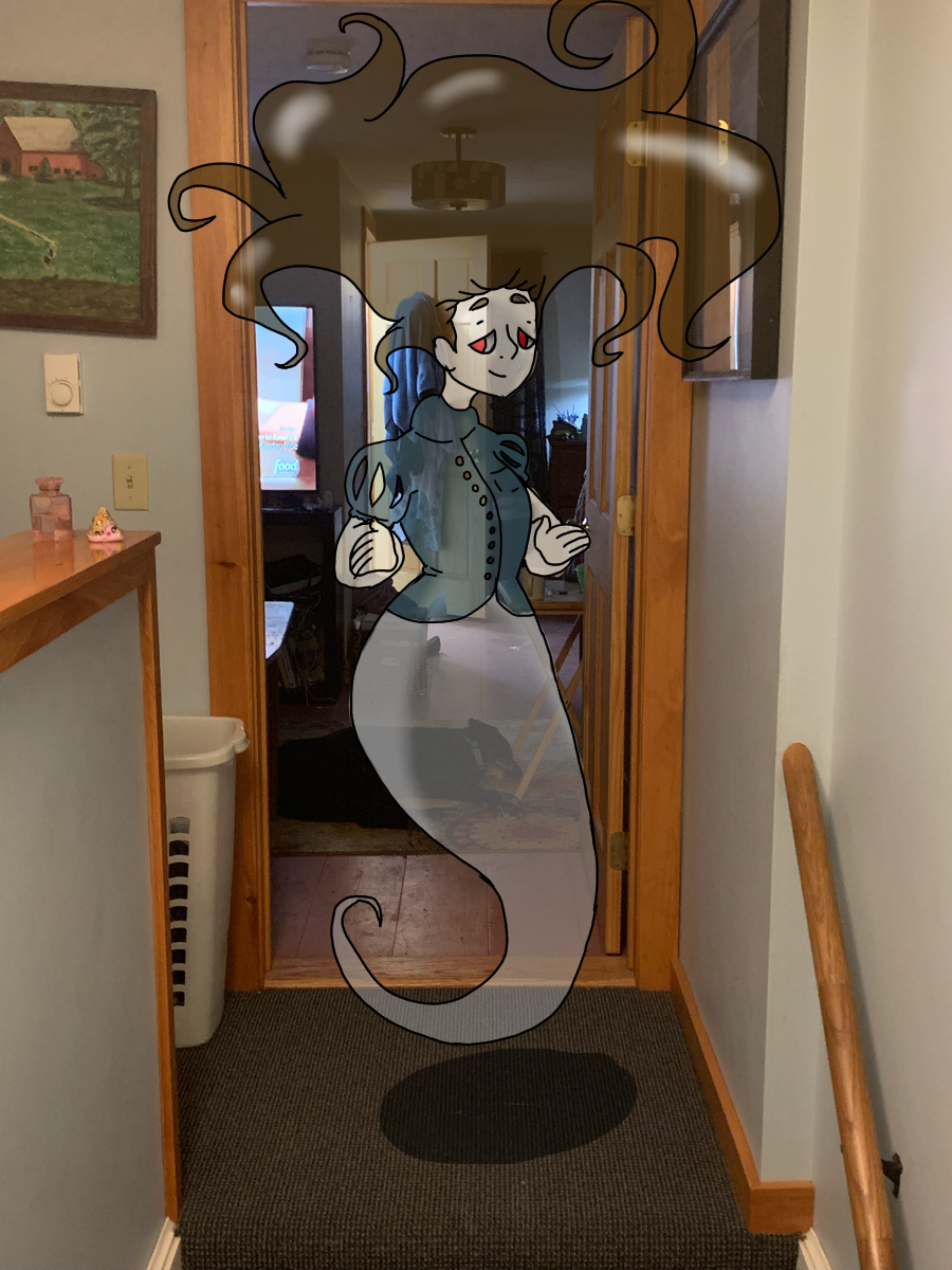 the ghost in my house - ibisPaint
