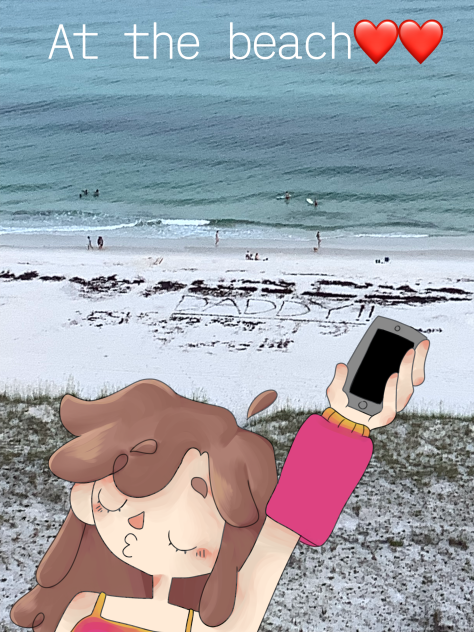 mabel at the beach!! - ibisPaint