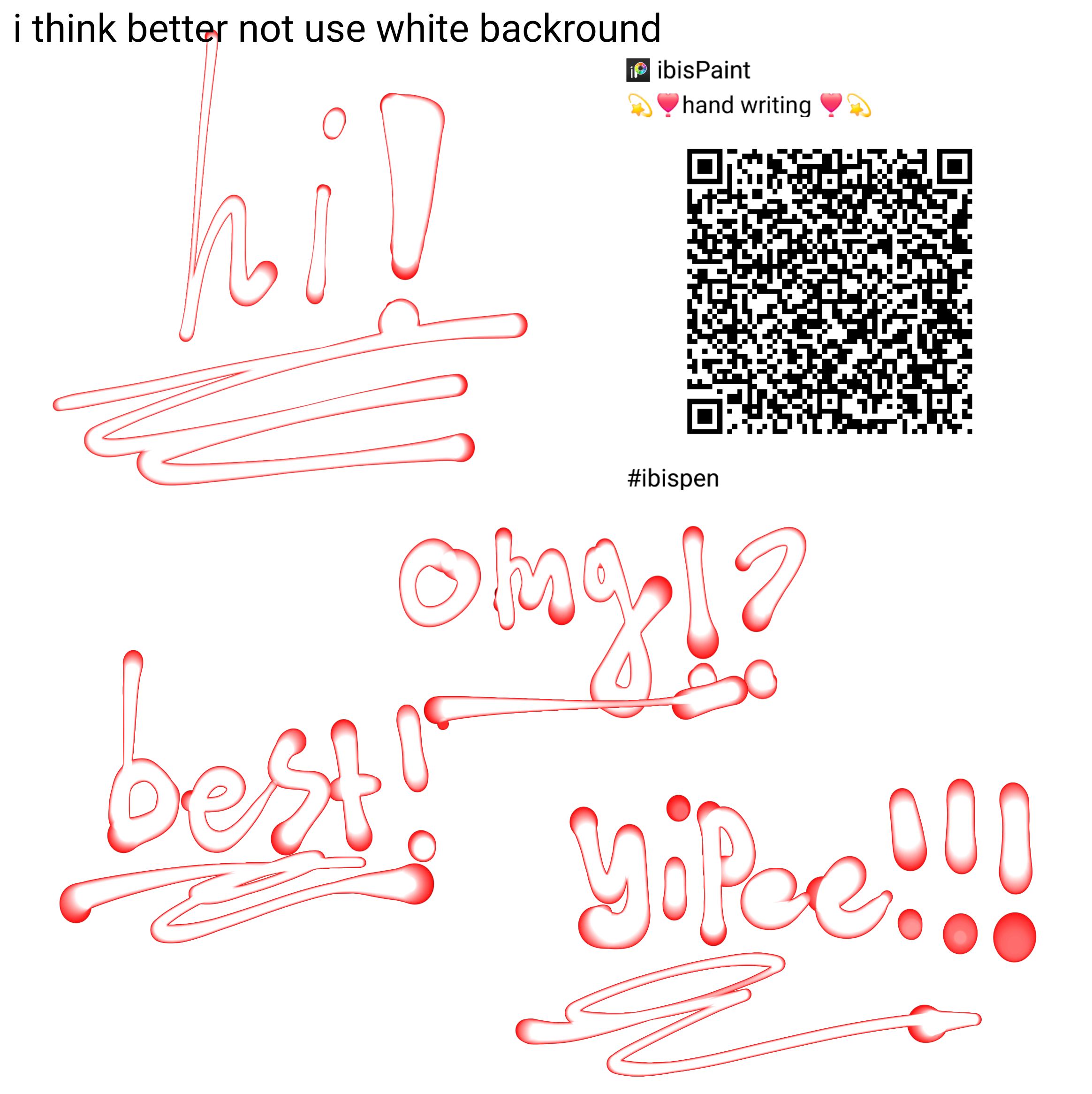 💫 ️hand writing ️💫 - ibisPaint