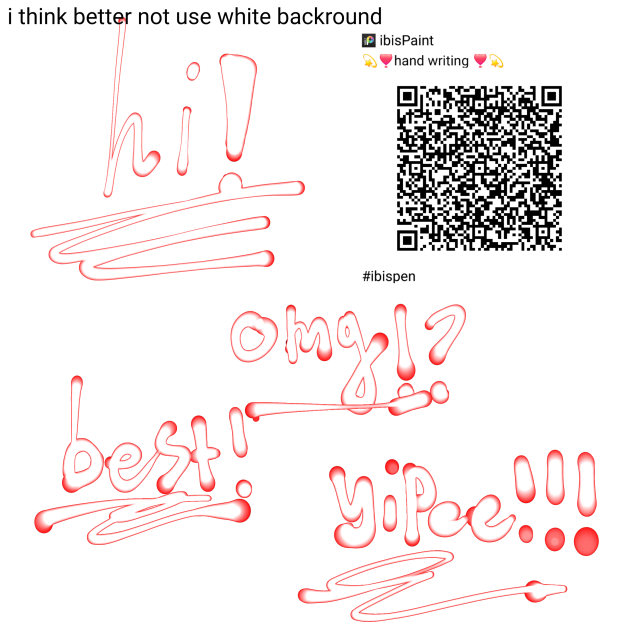 💫 ️hand writing ️💫 - ibisPaint