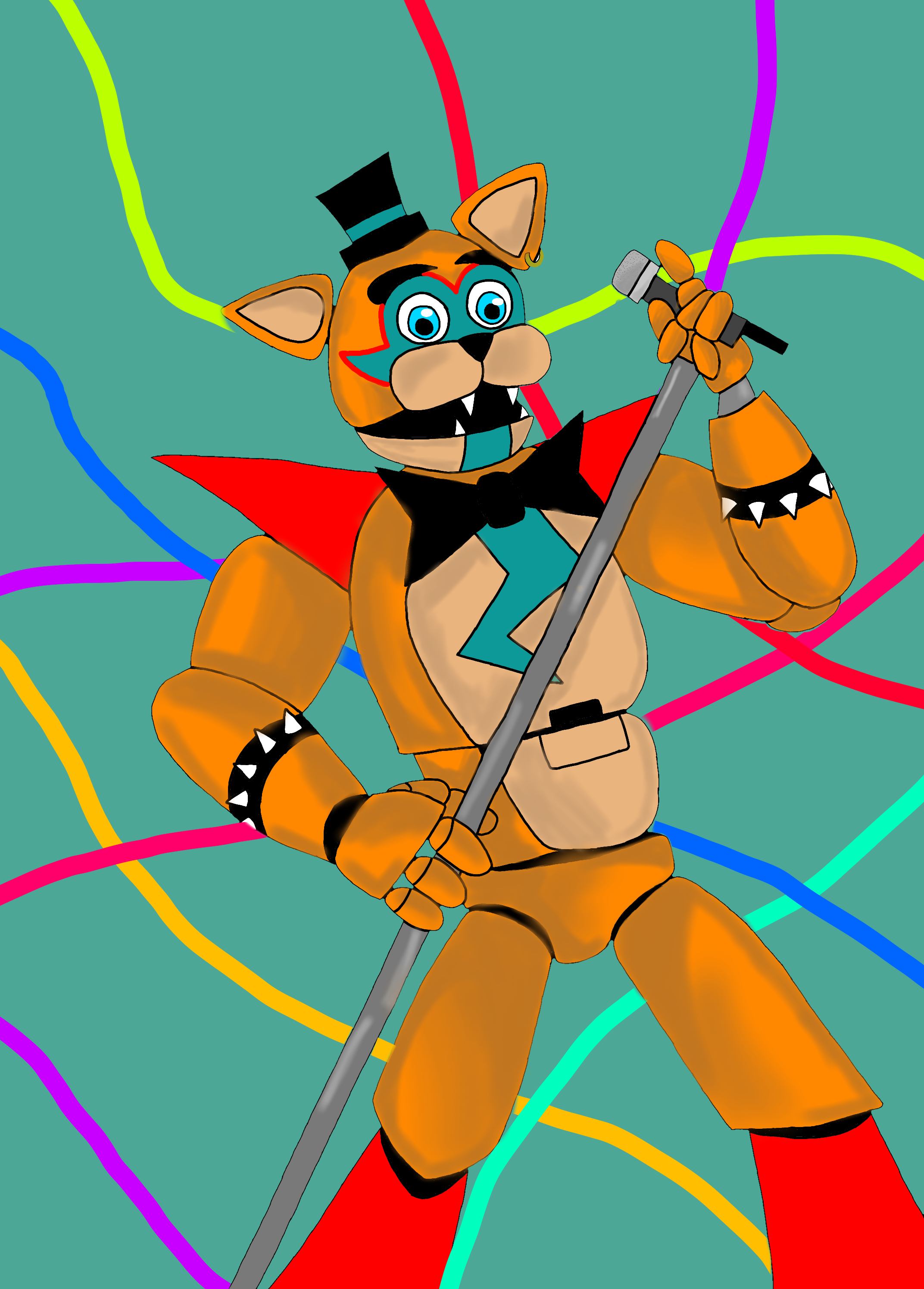 Glamrock Freddy - ibisPaint