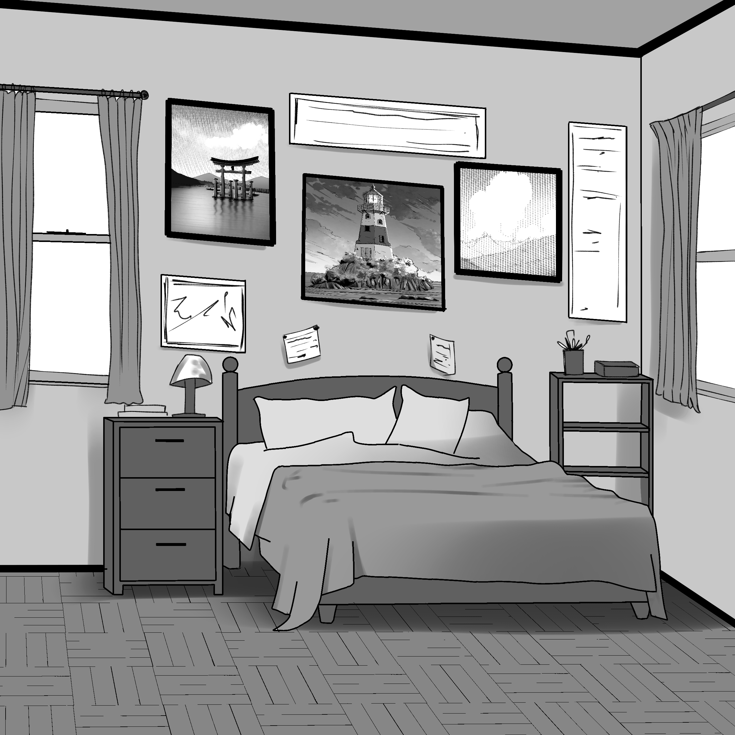 Room interior - ibisPaint