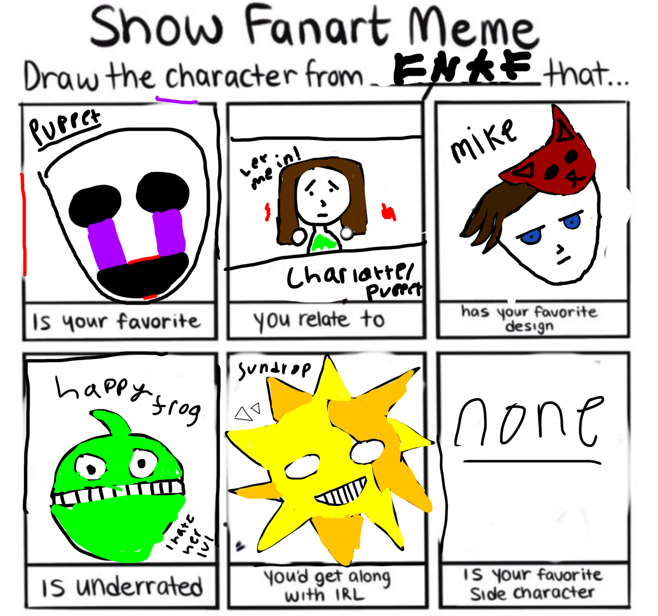 I was too lazy to put GR freddy lul - ibisPaint