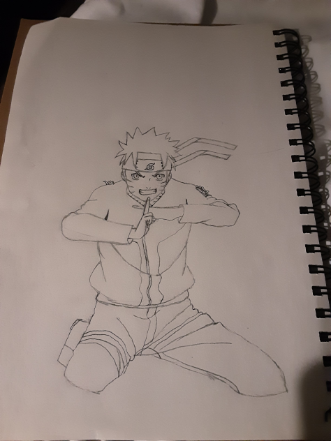 My drawing of Naruto for a friend! - ibisPaint