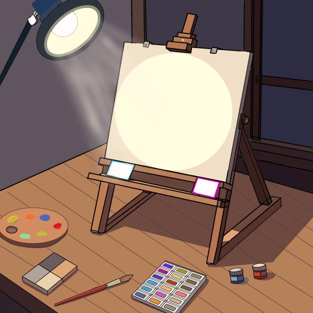 Art workspace - ibisPaint
