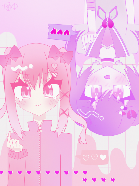 ♥🎀Overdose × Pink🎀♥ - ibisPaint